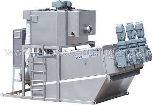 Sludge Dewatering System, Screw Press, wastewater treatment