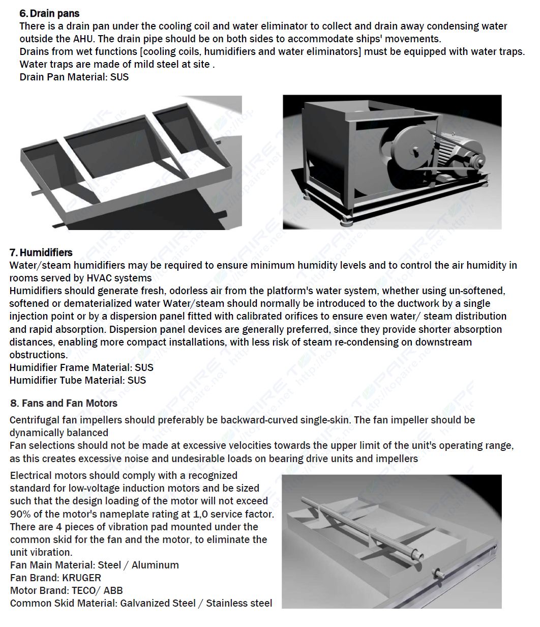 Marine Chilled Water AHU