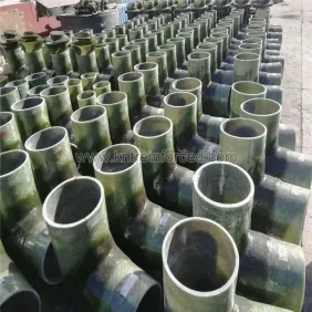 GRP Tee with different type of joint end, Hand layup manufacturer of ...