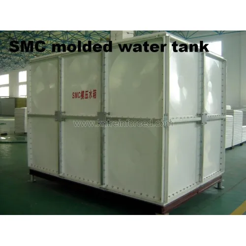 FRP water tank is assembled by qualified integral SMC water tank plates