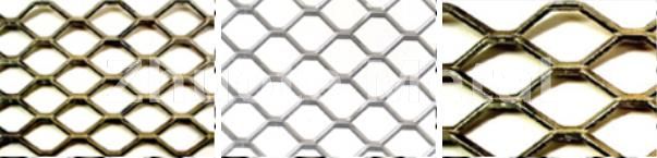 Expanded metal sheet