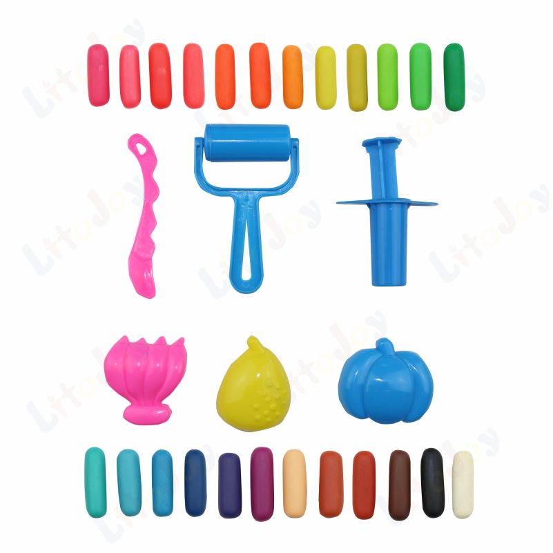 Play dough - 24 color set with accessories