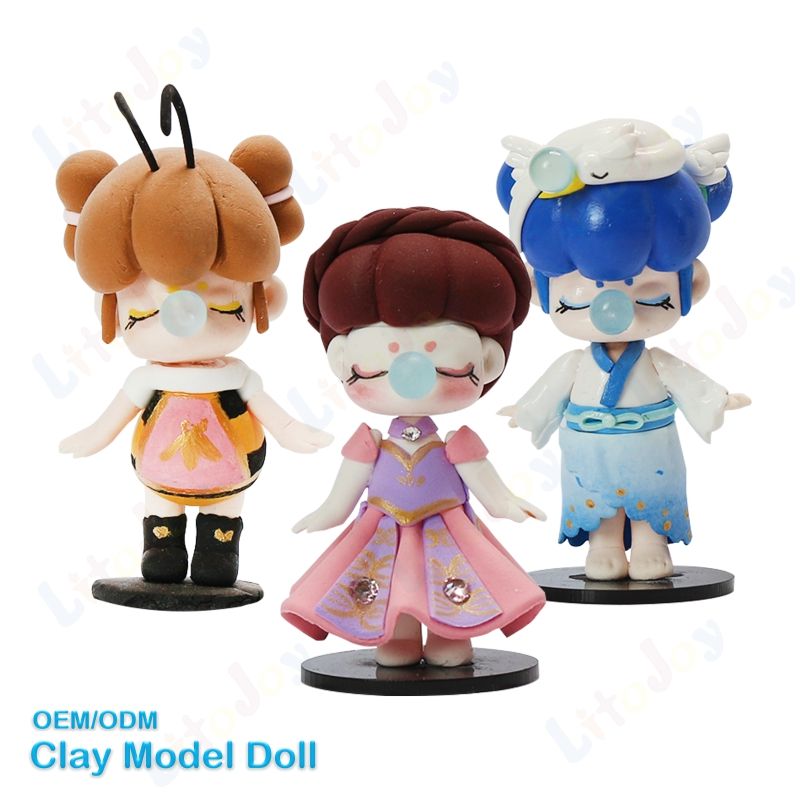 Clay model doll