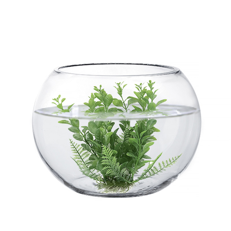 lown Clear Large Round Glass Bowls Glass Bubbles for Aquarium Fish ...