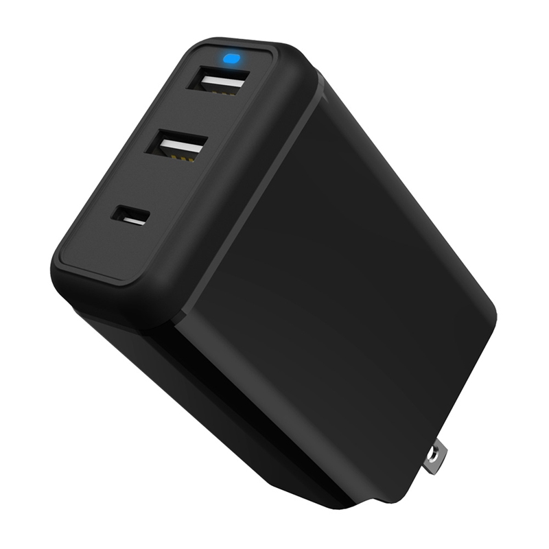60W 3 Ports Global Travel PD charger
