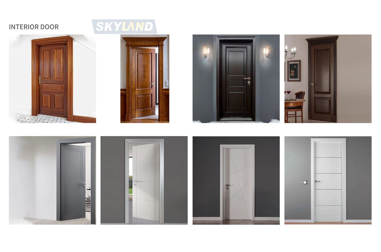 Solid Door Design, Solid wooden doors Mahogany color door