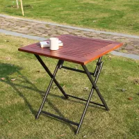 wood foldable table