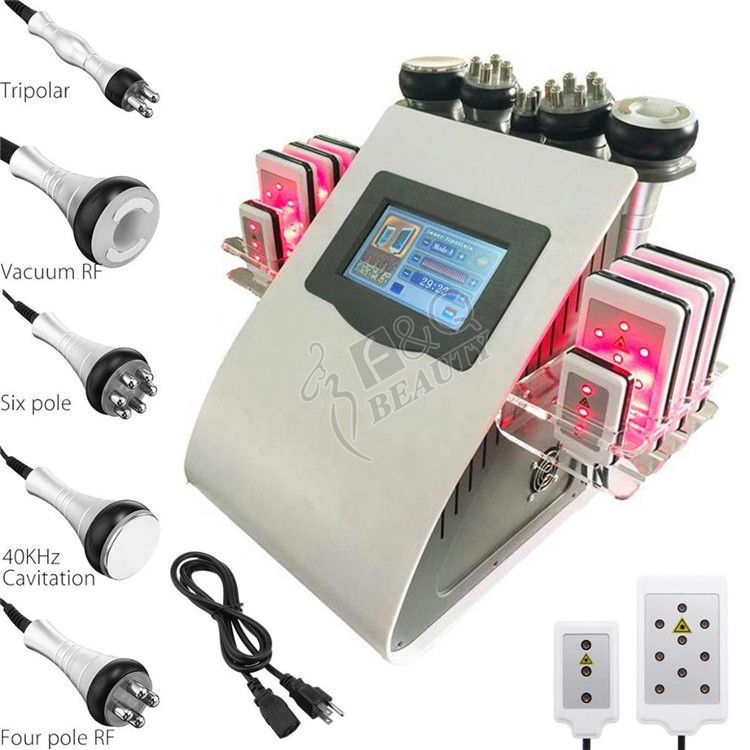 Liposlim ultrasound rf vacuum body slimming ultrasonic liposuction ultra lipo cavitation machine