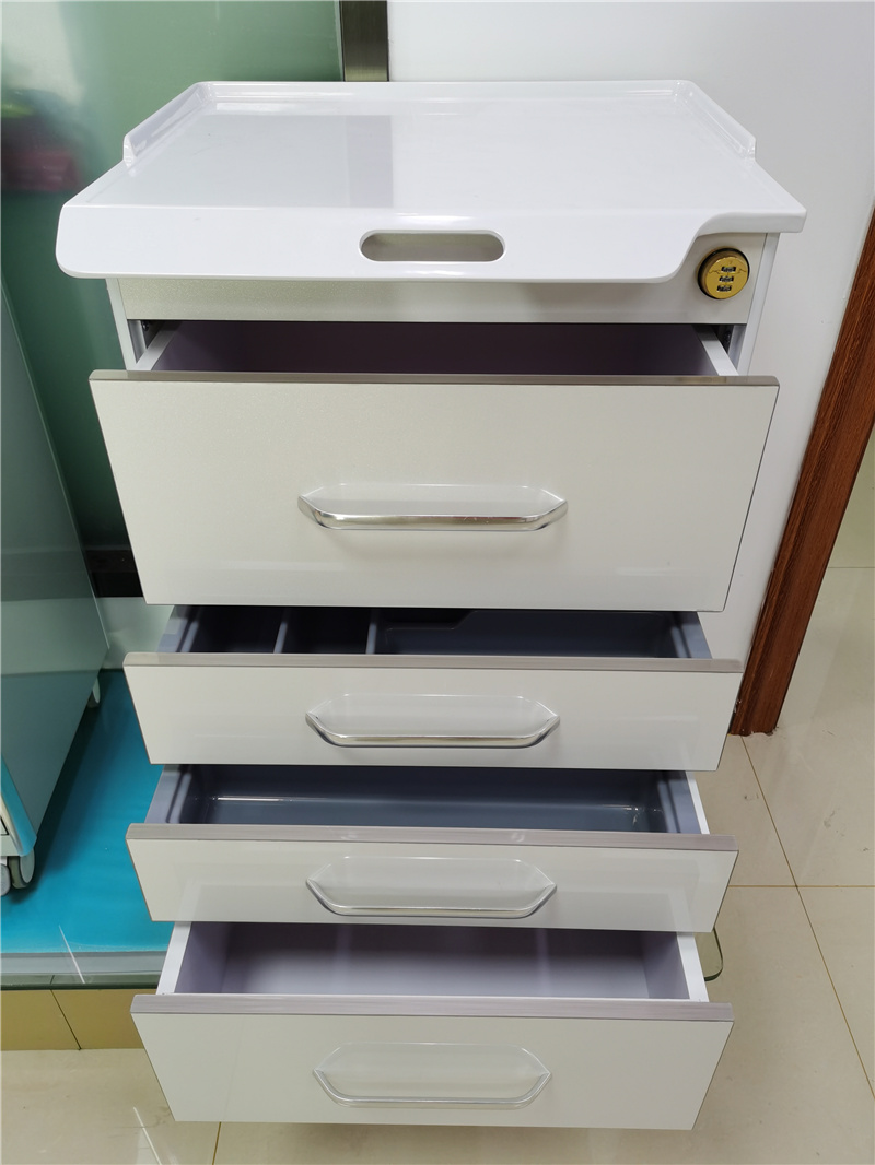 Anti-Static Dentist Cabinet, Anti-Rust Mobile Medical Trolley, Green ...