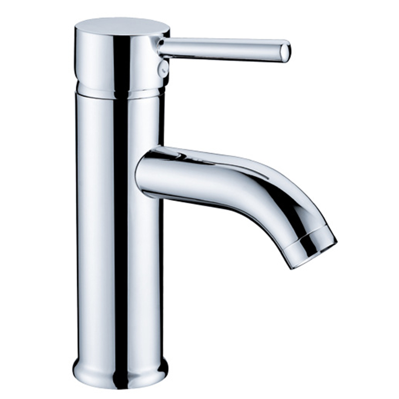 Single-Lever Brass Basin Round Mixer-F107C