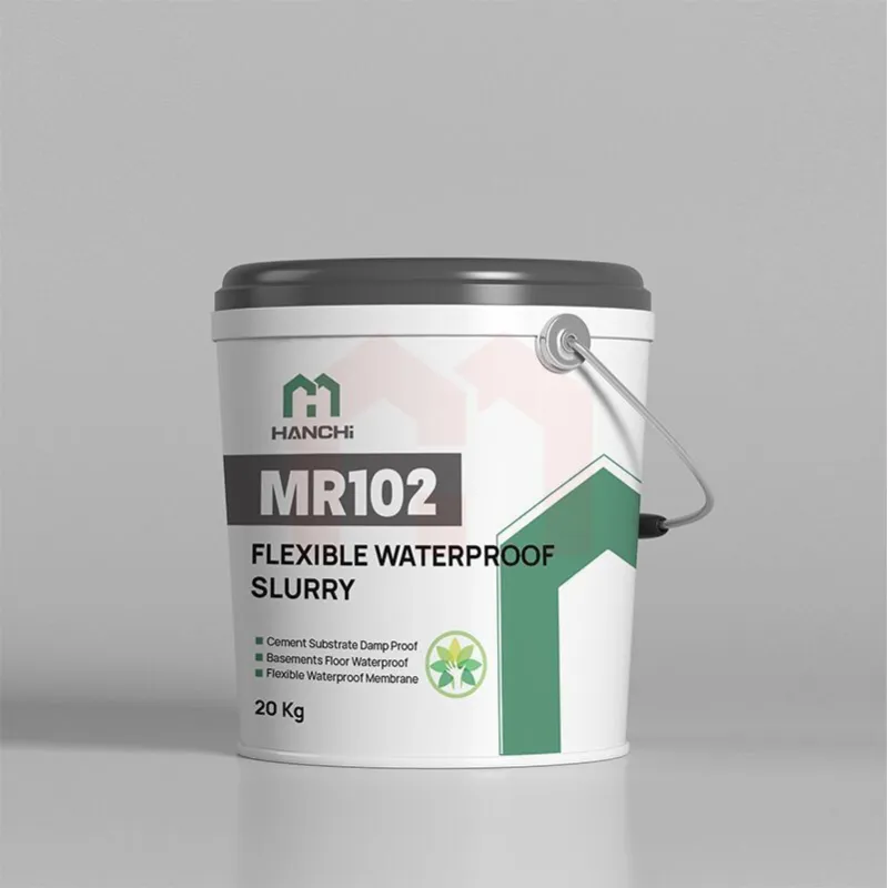 Flexible waterproof slurry