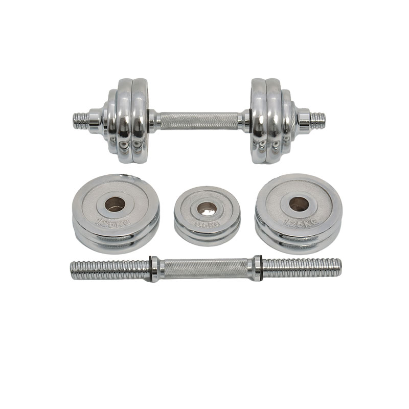 Electroplating Chrome Adjustable Dumbbell