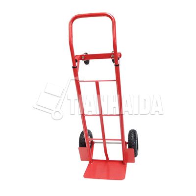2 IN 1 Folding/Foldable Hand Truck Trolley Cart Dolly with Flat Free ...
