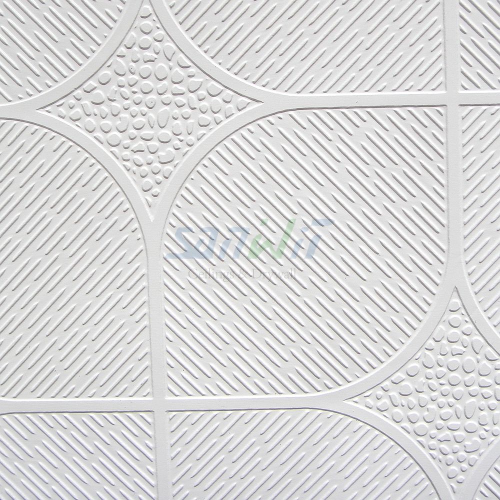 Vinyl Laminated Gypsum Ceiling Tile