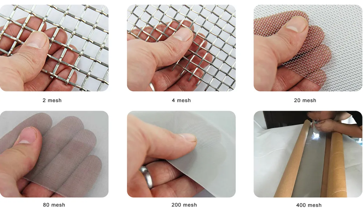 Stainless steel wire mesh application