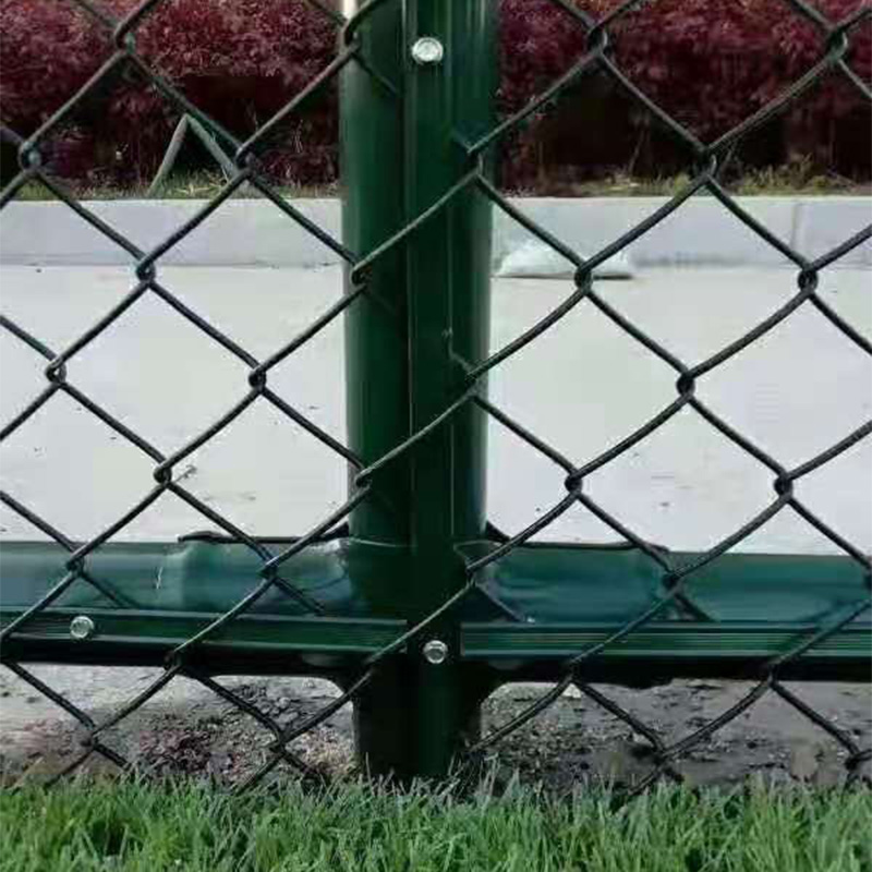 Green Vinyl-coated Chain Link Fence from China Qsource