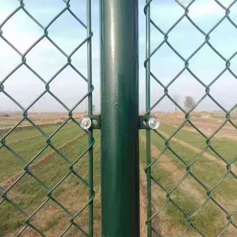 Green Vinyl-coated Chain Link Fence from China Qsource