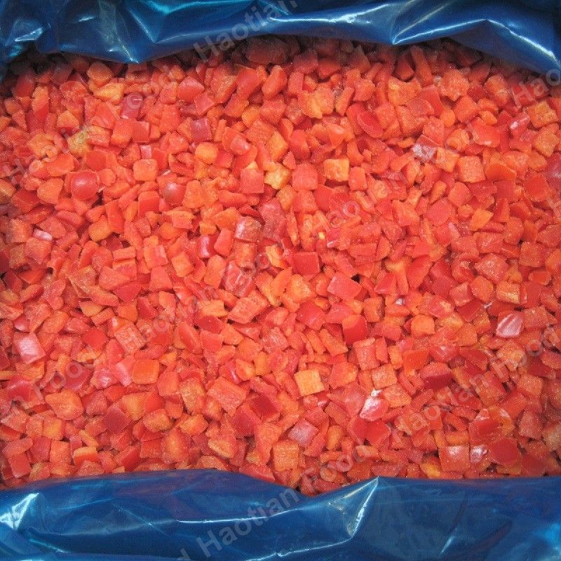 IQF Green & Red & Yellow Pepper dices and slices