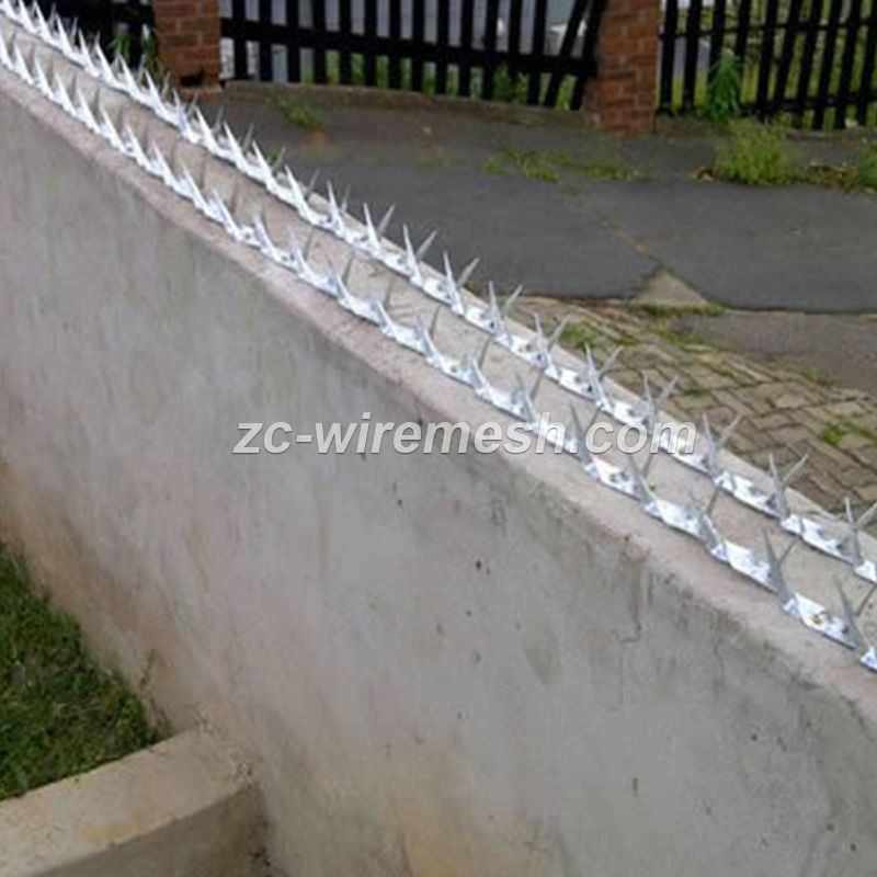 Stainless steel wall spikes