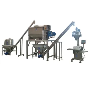 Batching Mixing and Packing Line| Dahe Packaging Machinery