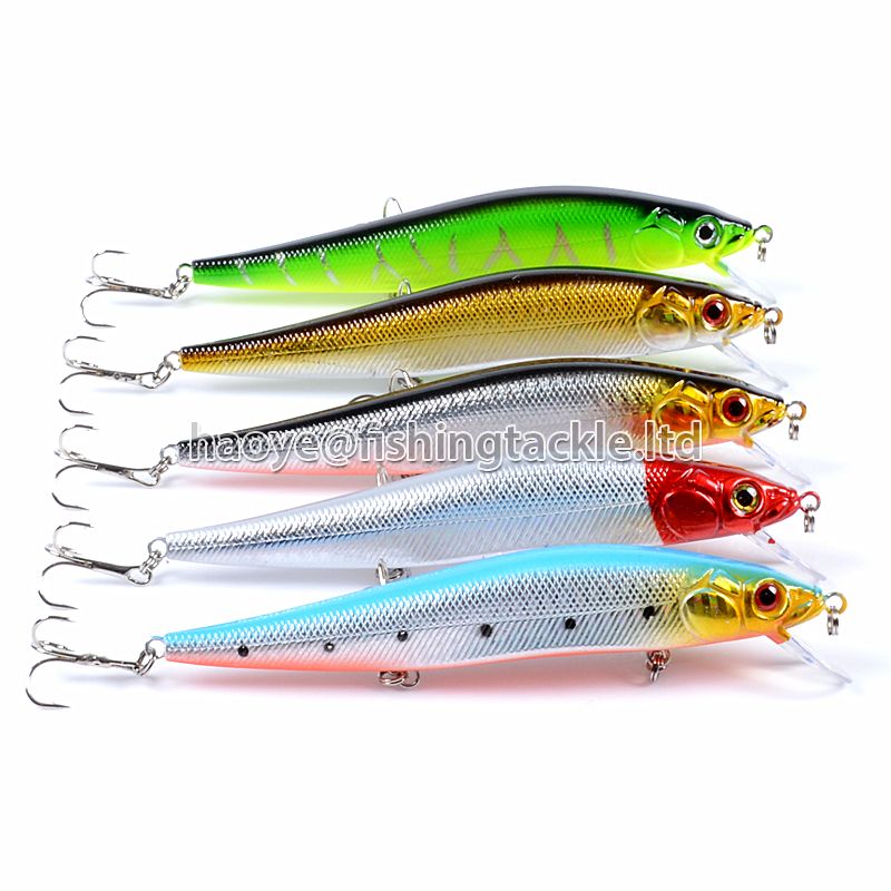 5 colors Bionic Minnow bait 14cm/23g-M0199