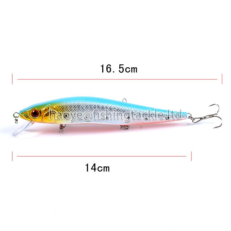 5 colors Bionic Minnow bait 14cm/23g-M0199