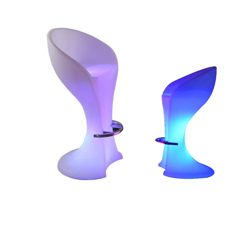 illuminated lighting led furniture led stool outdoor Bar Furniture led ...