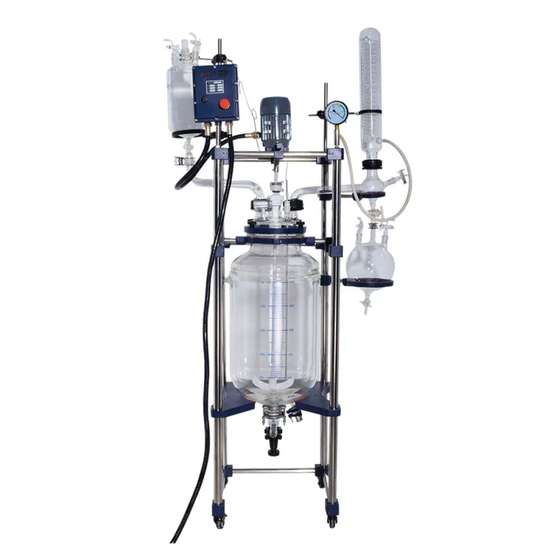 80L Jacketed Glass Reactor