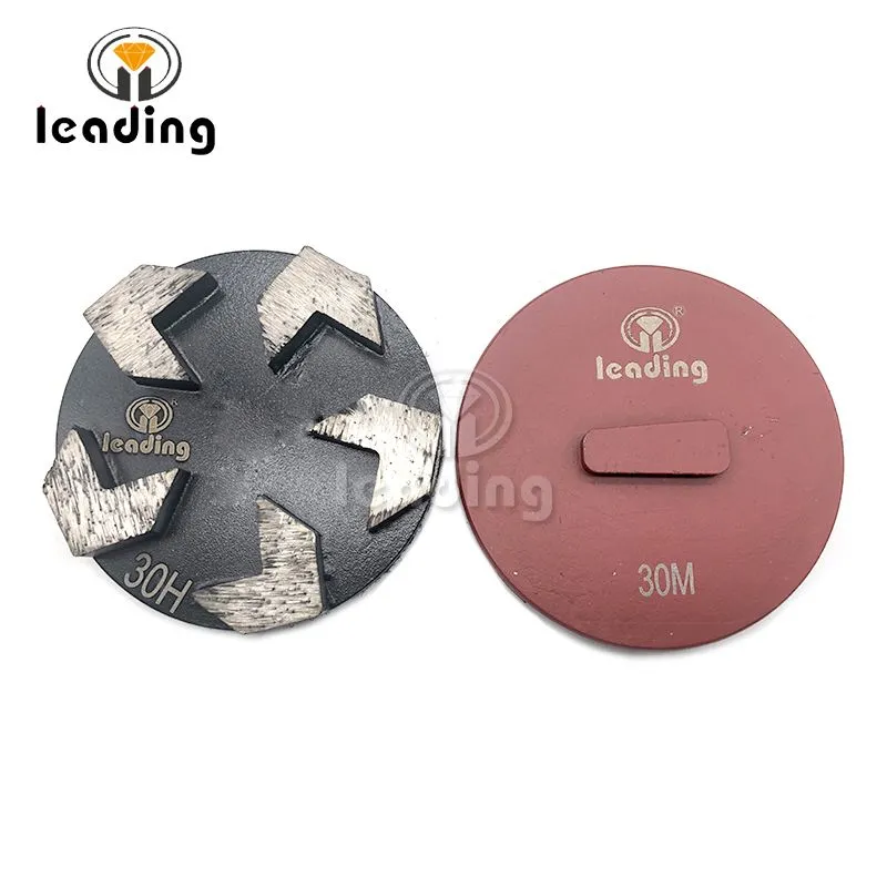 3" Scanmaskin Roundon Concrete Grinding Puck 5 Arrow Segments
