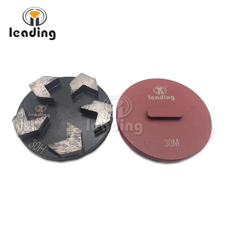 3" Scanmaskin Roundon Concrete Grinding Puck 5 Arrow Segments