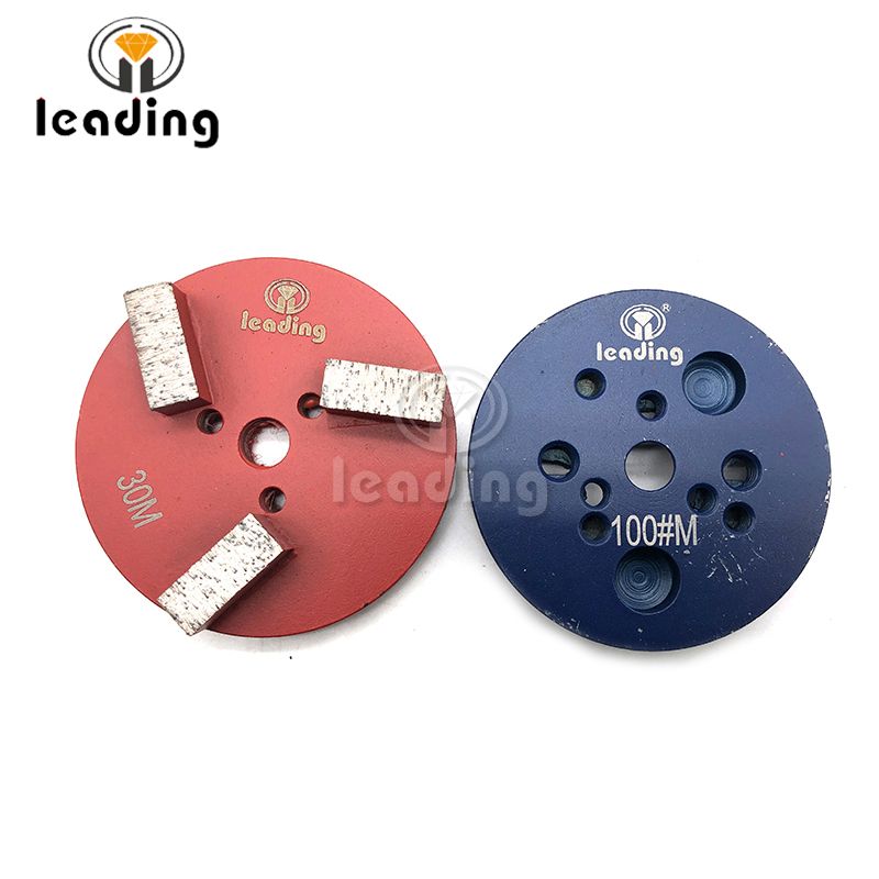 3" TERRCO Rough Grinding Discs With Speed Shift System 3 Segments