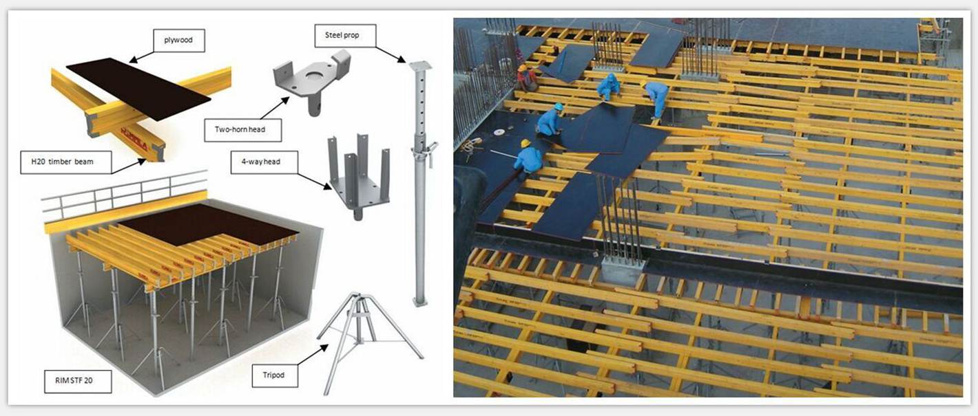 Formwork Wood H20 Beams
