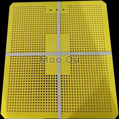 Square Hole Perforated Polypropylene (PP) Plastic Sheet China Exporter