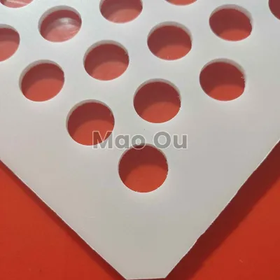 Plastic Perforated Sheets Plates, Polypropylene Perforated Sheets