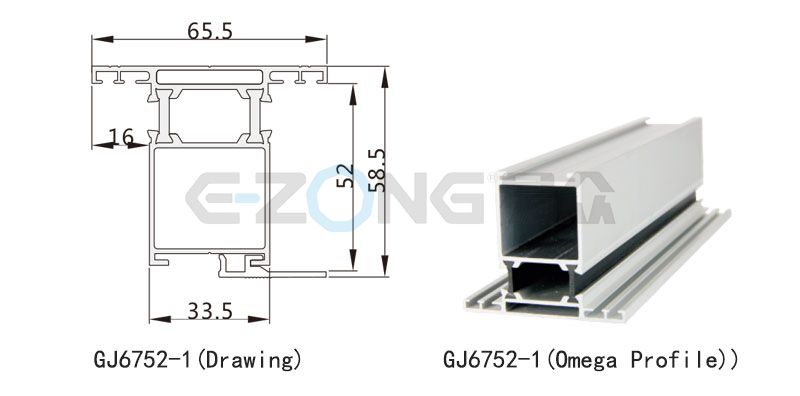 50mm Aluminum Profile