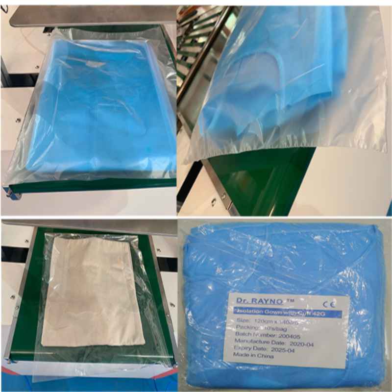 AZONE MACHINERY--Factory for Automatic medical gown folding packing machine