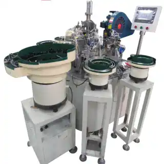 Automatic assembly machine for AC sockets