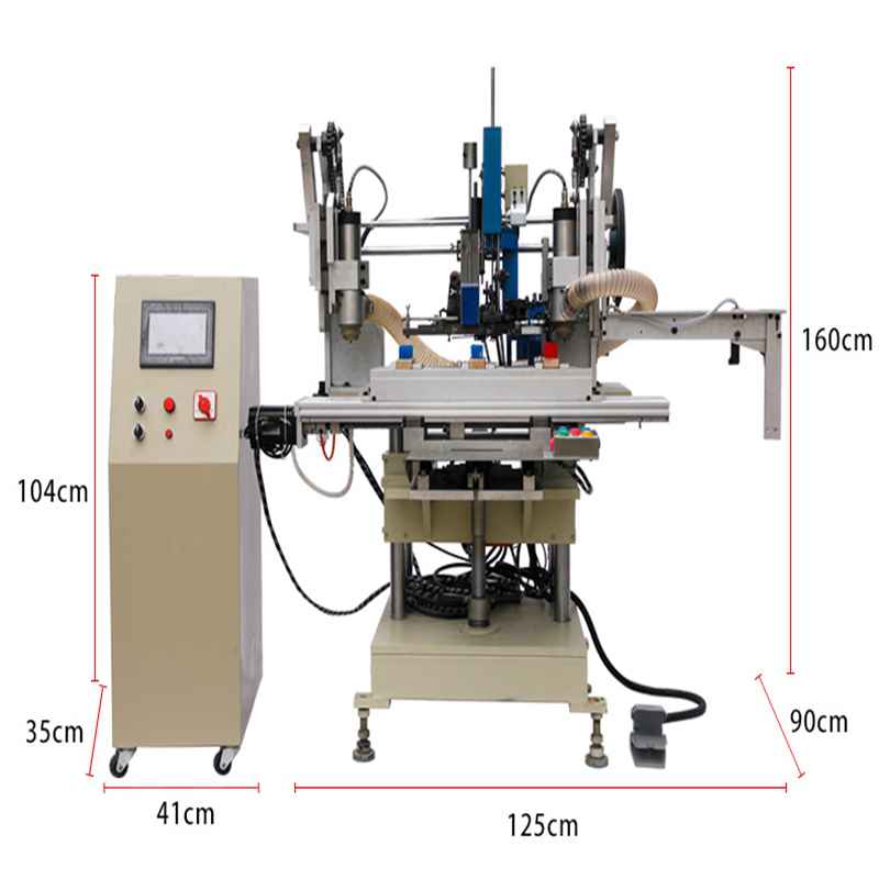 AZONE MACHINERY--Factory for Broom head brush bristle tufting machine