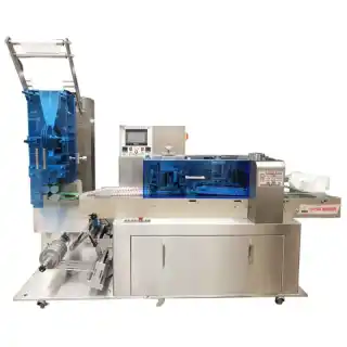 Automatic wet wipe packing machine
