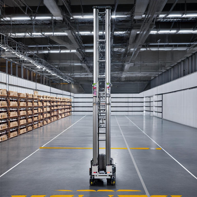 How Vertical Mast Boom Lift Footprint Affects Warehouse Layout