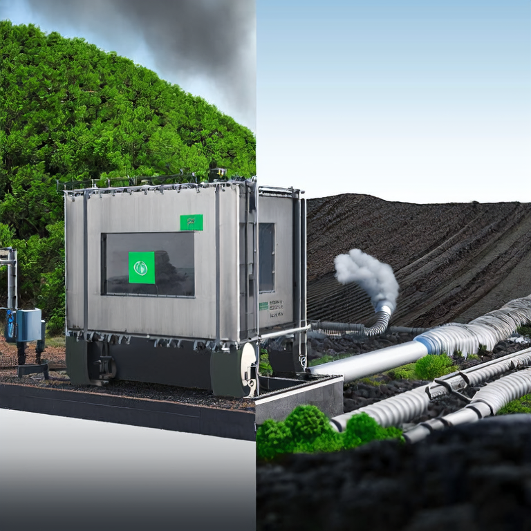 Environmental Impact of a Pyrolysis Machine Compared to Landfills