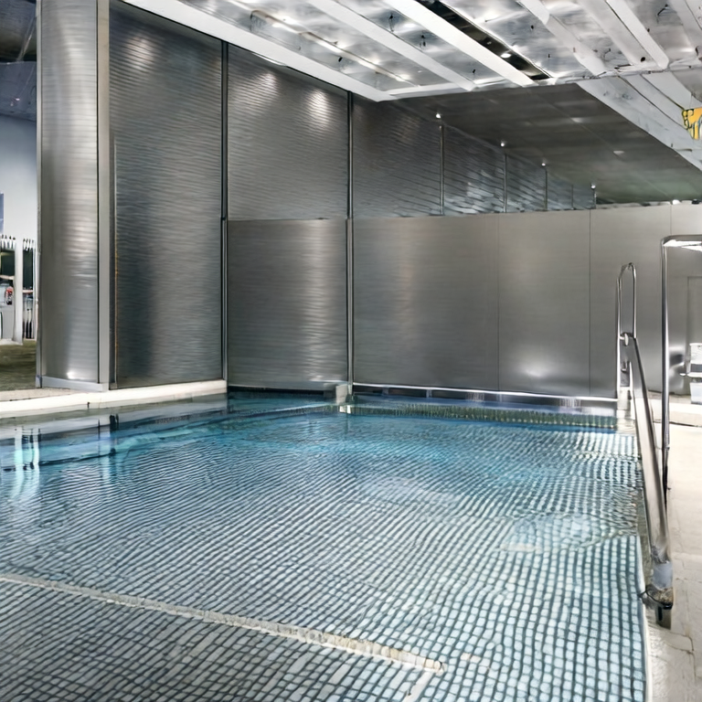 Stainless Steel Sheet in Swimming Pool Structural Lining Projects