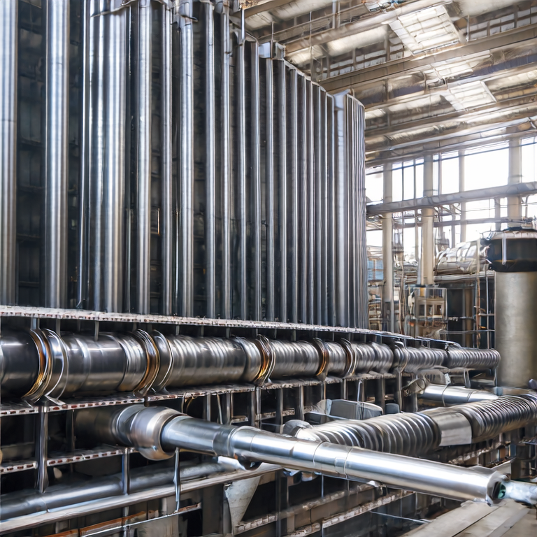 SS Sheet Application in Power Plant Ducting Systems