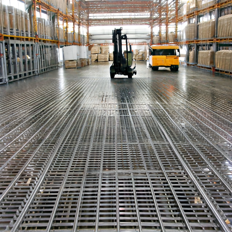 The Advantages of Load-Carrying Bar Steel Grating in Warehouses