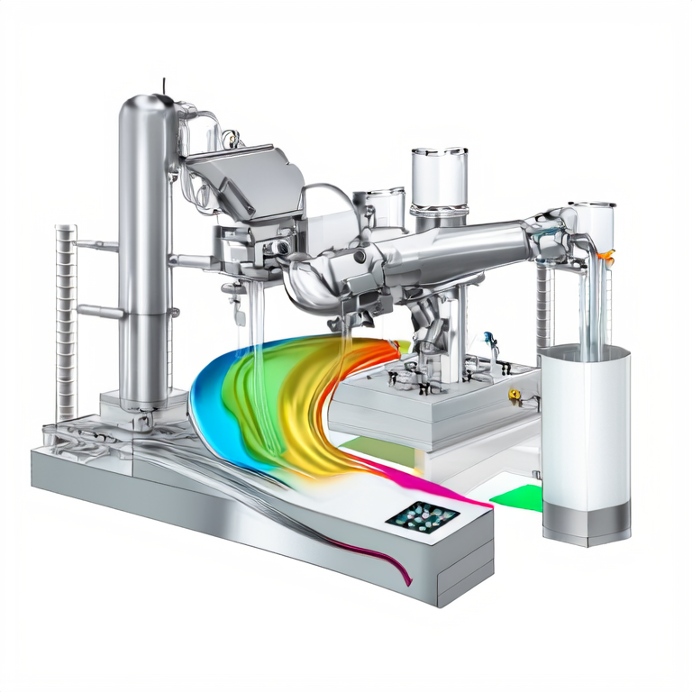 What is a liquid painting line and how does it work?
