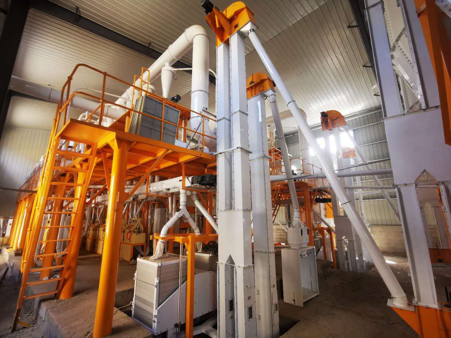 flour milling process flow diagram