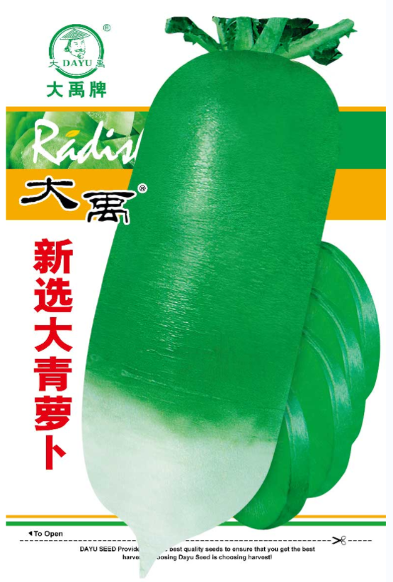 Big Green Crisp And Tender Radish Varieties - Bulk Radish Seeds