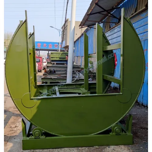 Plywood board overturning machine