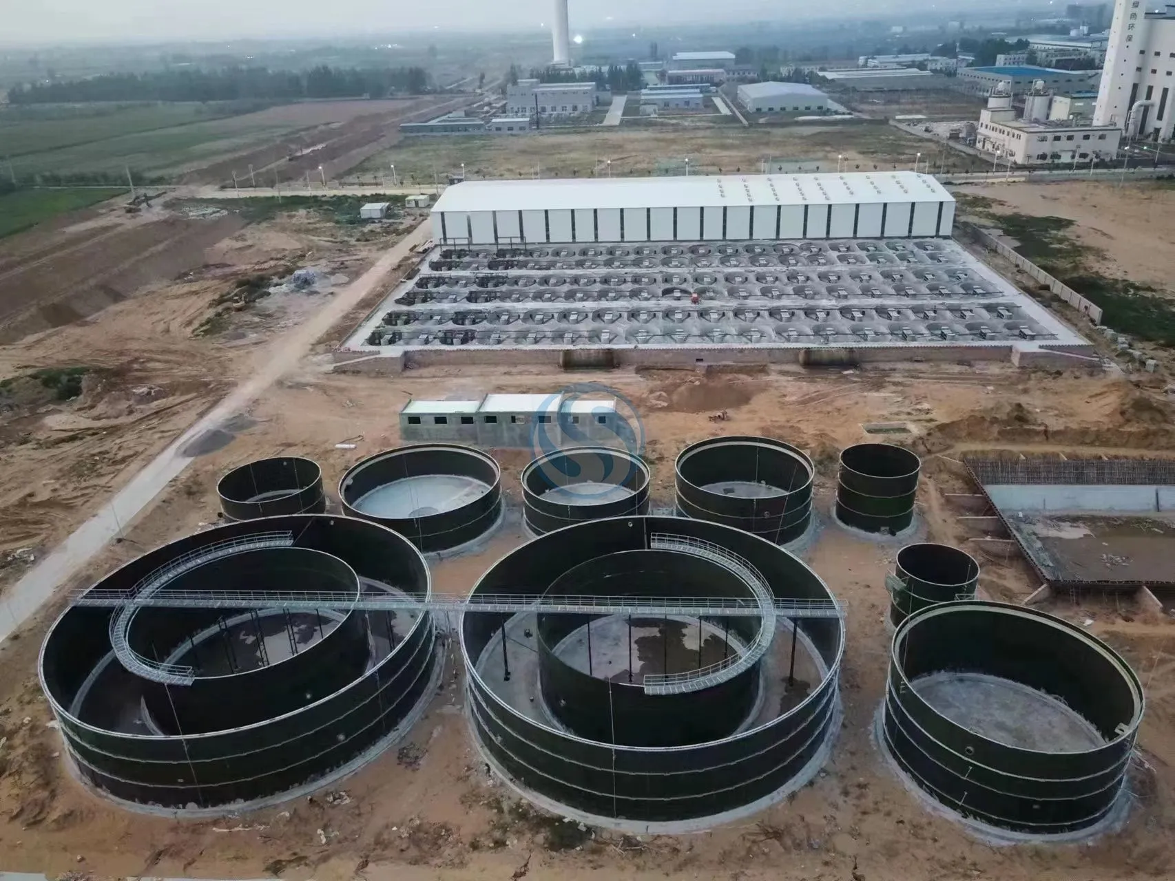 Sludge Holding Storage Tanks in Wastewater Treatment
