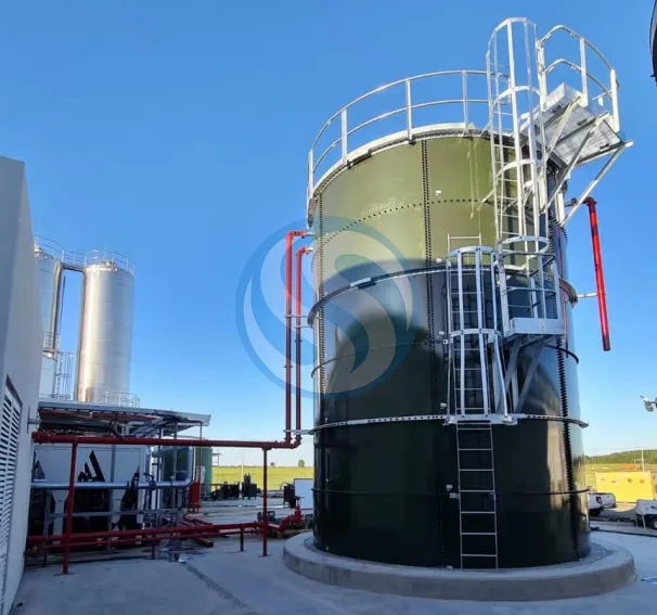GFS Cylindrical Steel Water Tank For Fire Protection Water Storage